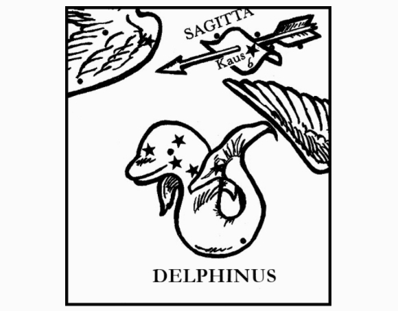 The REAL Story In The Stars Part 15: Delphinus, The Dolphin. – Emmaus ...